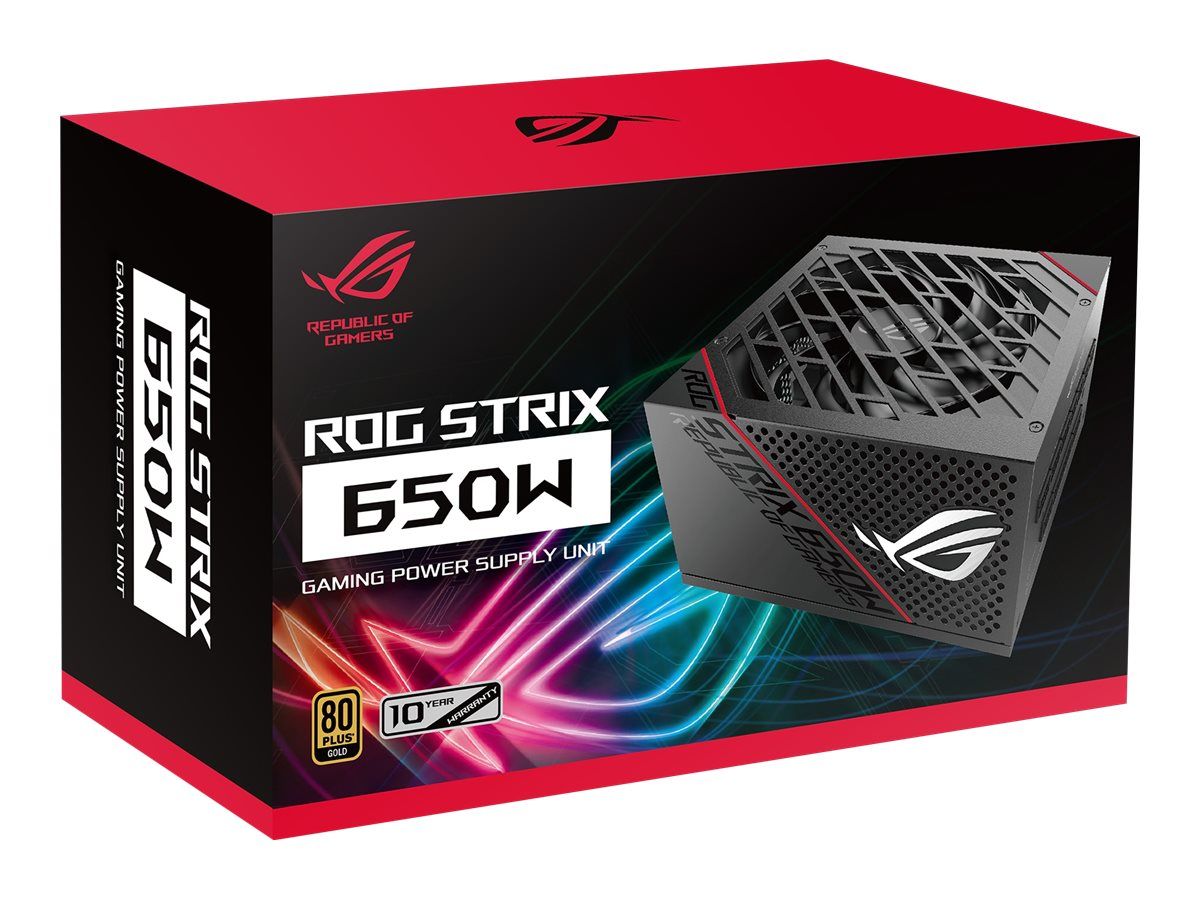 ASUS ROG -STRIX-650G The ASUS ROG Strix 650W Gold PSU brings premium ...