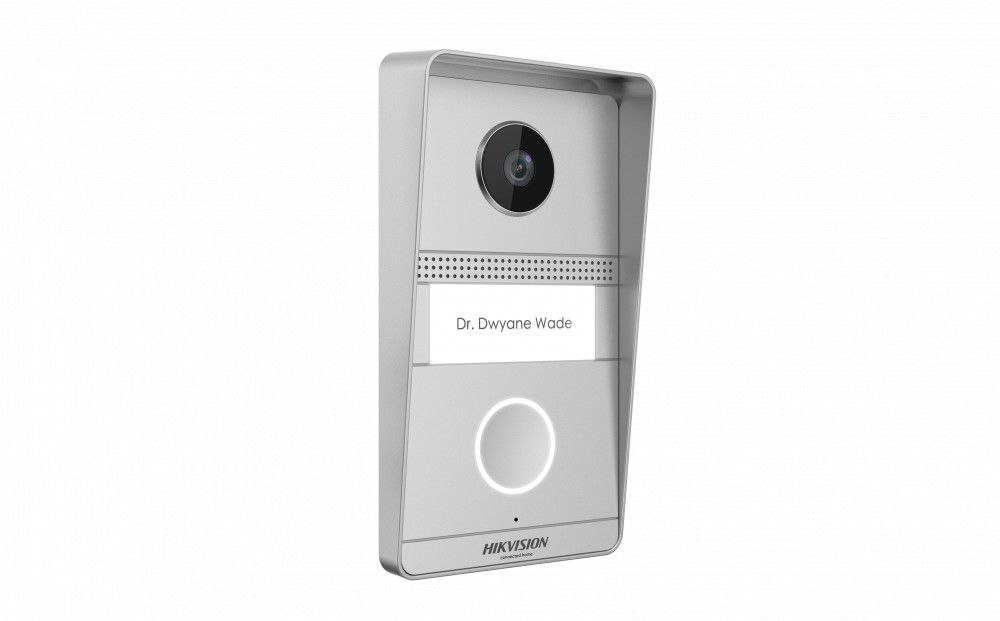 Kit videointerfon analog Hikvision DS-KIS101-P/Surface, conectare ...